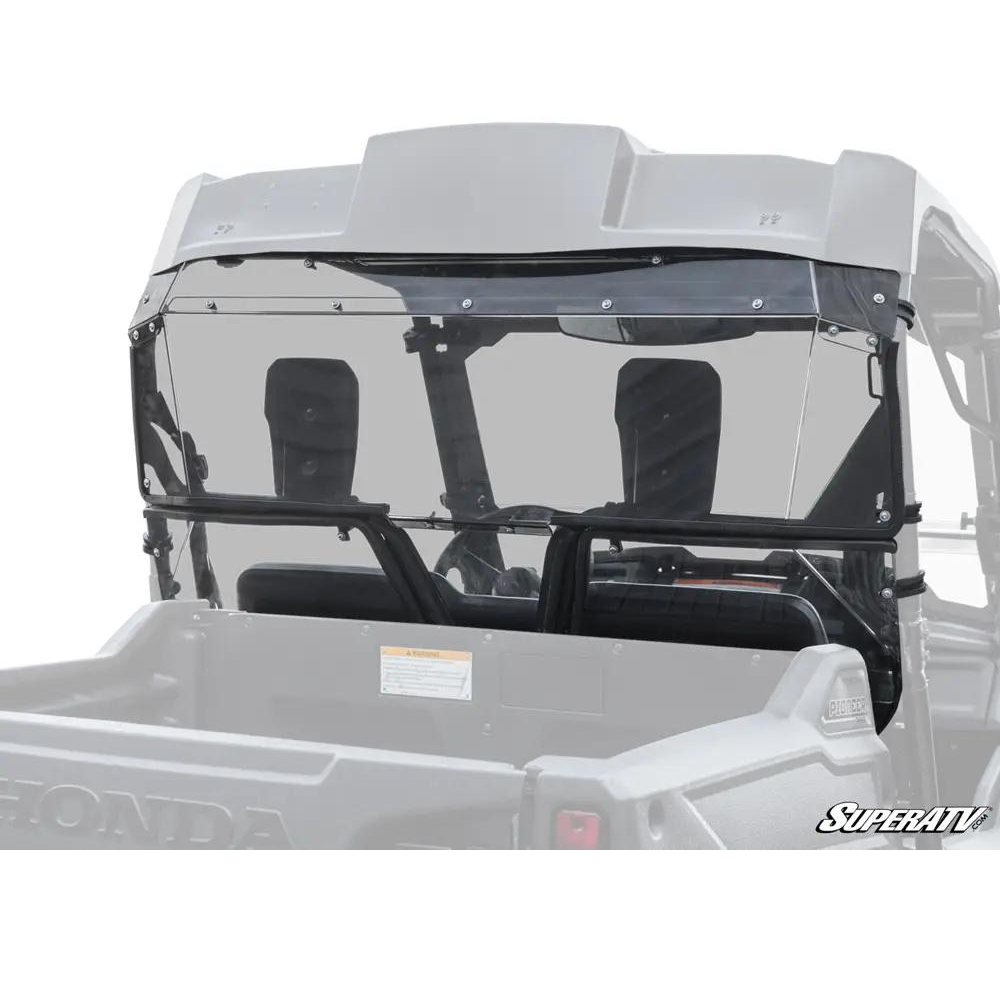 Rear Windshield For Honda Pioneer 700 - Light Tint | Aussie Powersports