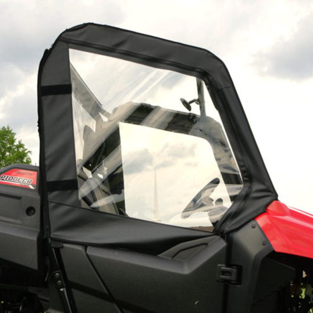 Soft Upper Door (+ Window Zip) and Soft Rear Window Kit For Honda ...