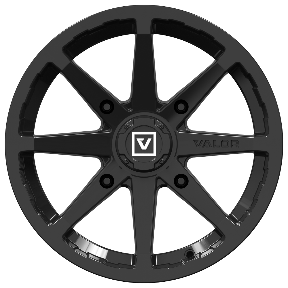 Alloy Wheel VALOR V01 4/156 15 X 7 Gloss Black | Aussie Powersports