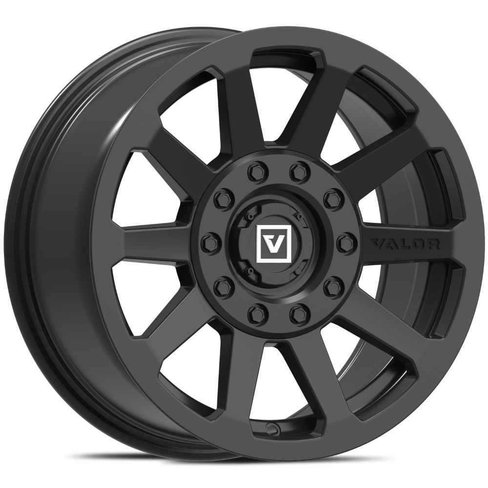 Alloy Wheel VALOR V02 Dual PCD (4/137 + 4/156) 15 X 7 Satin Black ...