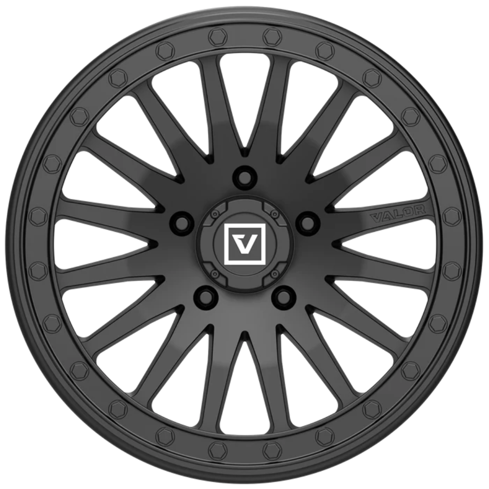 Alloy Wheel VALOR V06 BeadLock 5/114.3 15 X 8 Satin Black | Aussie ...