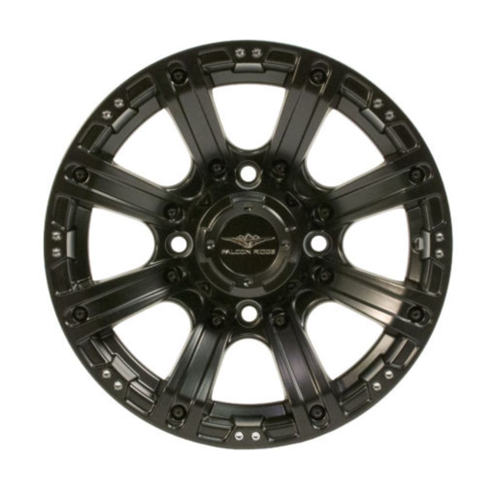 Alloy Wheel Falcon Ridge - CI-8S Raptor 15x7 - 4/156 Matte Black ...