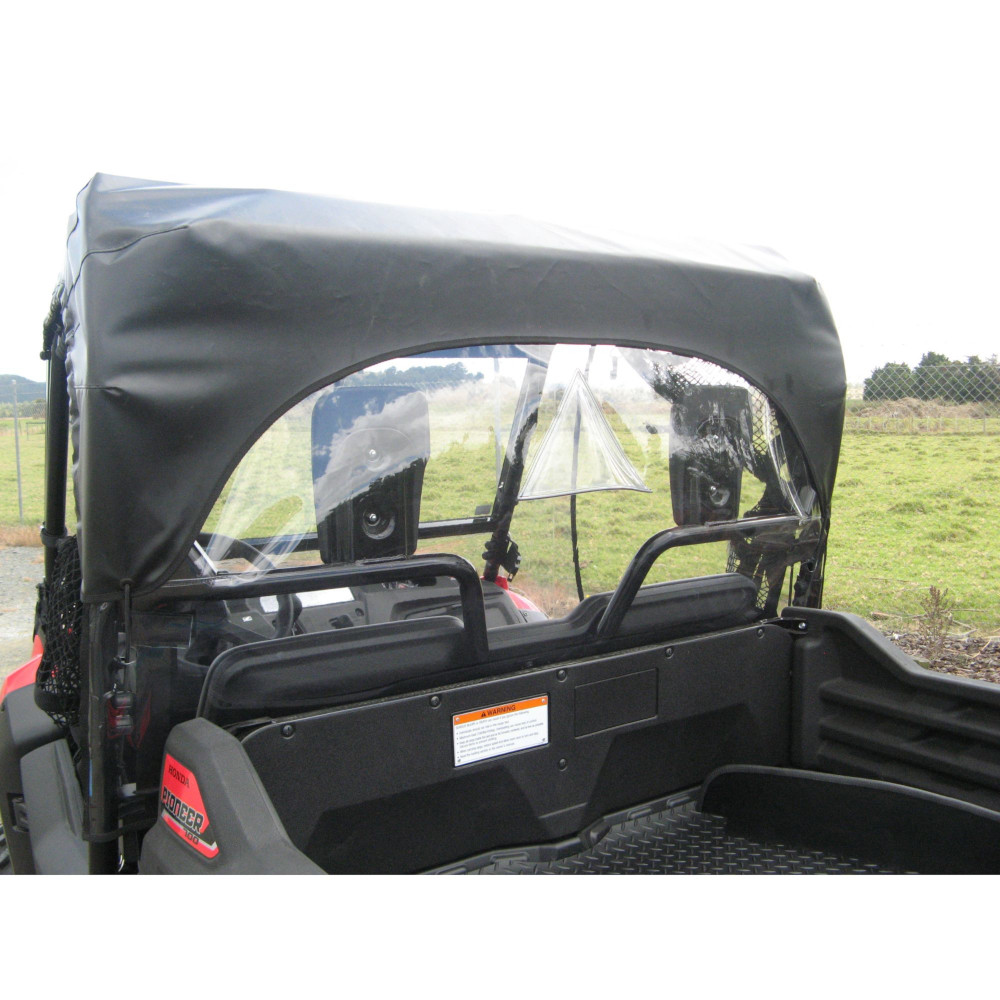 Clear Back Panel (PVC) For Pioneer 700 | Aussie Powersports