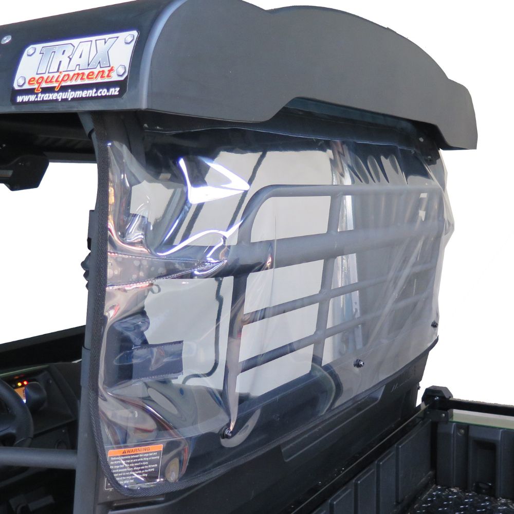 Clear Back Panel (PVC) For Mule MX | Aussie Powersports
