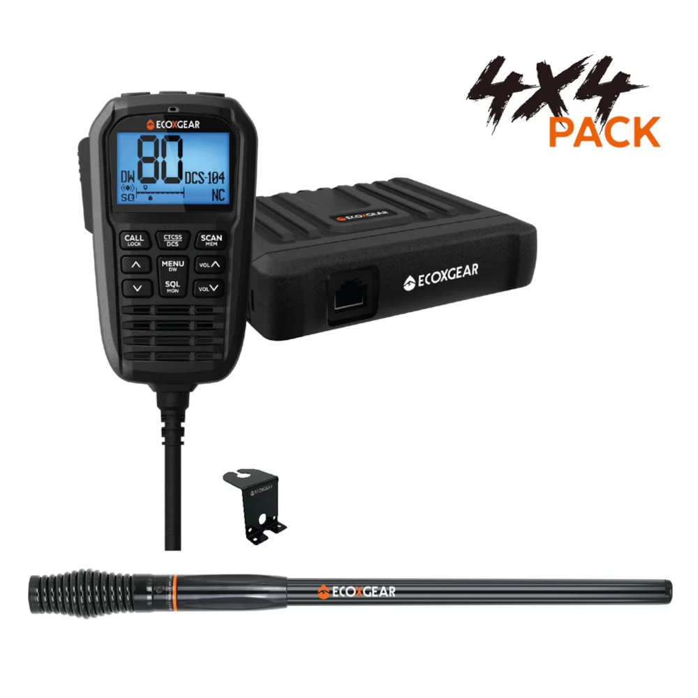 ECOXTALK EXG3000 Super Compact 5.0W UHF CB Radio - Off Road Pack ...