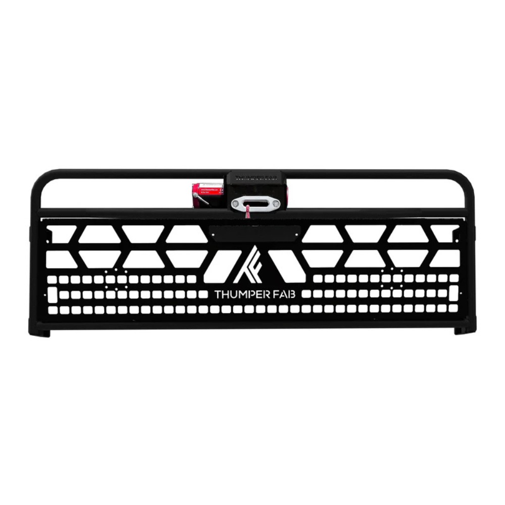 HeadAche Rack with Winch For Polaris Ranger 1500 XD (2024+) - Black ...